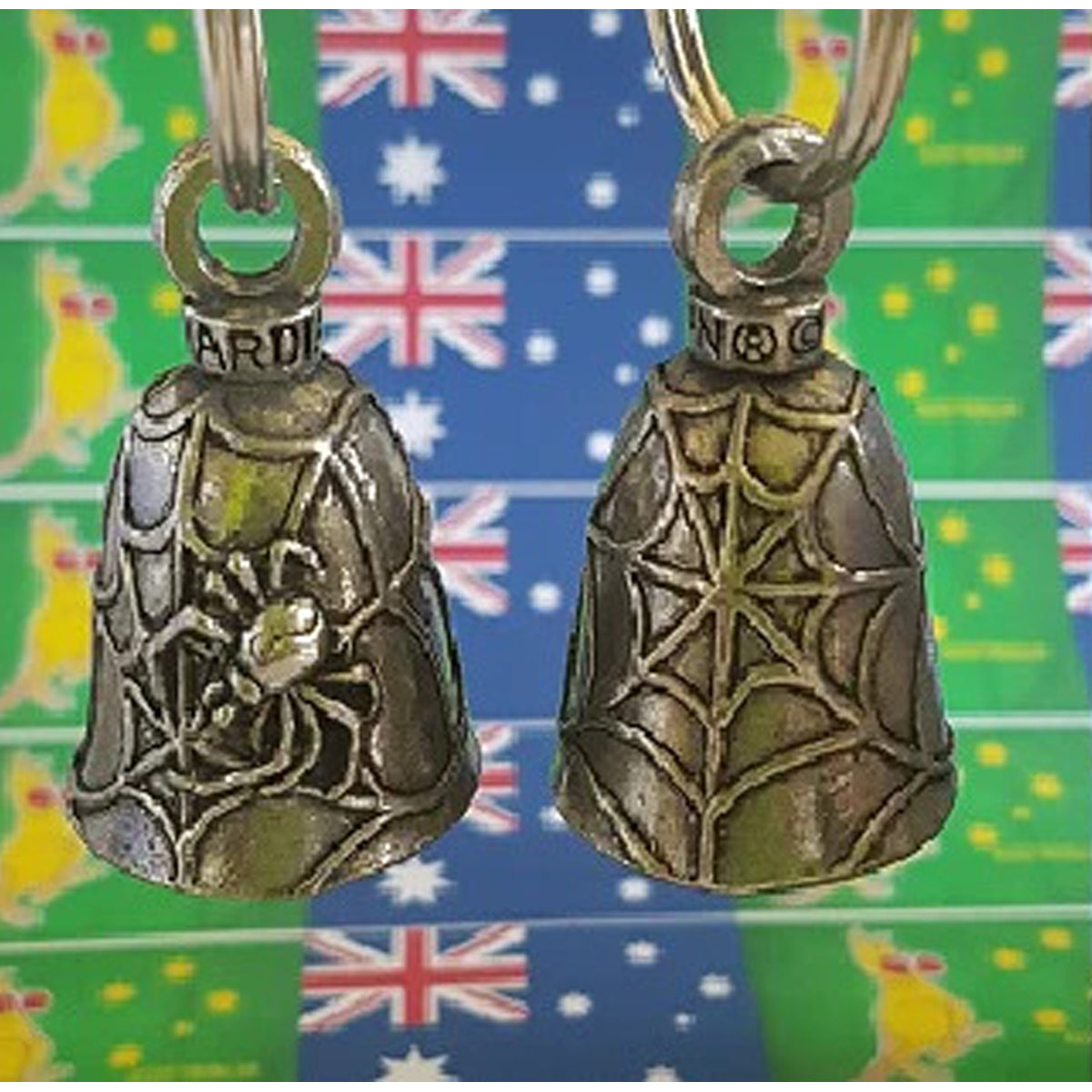 Bikers Gear Australia Spider Web Motorcycle Guardian Bell