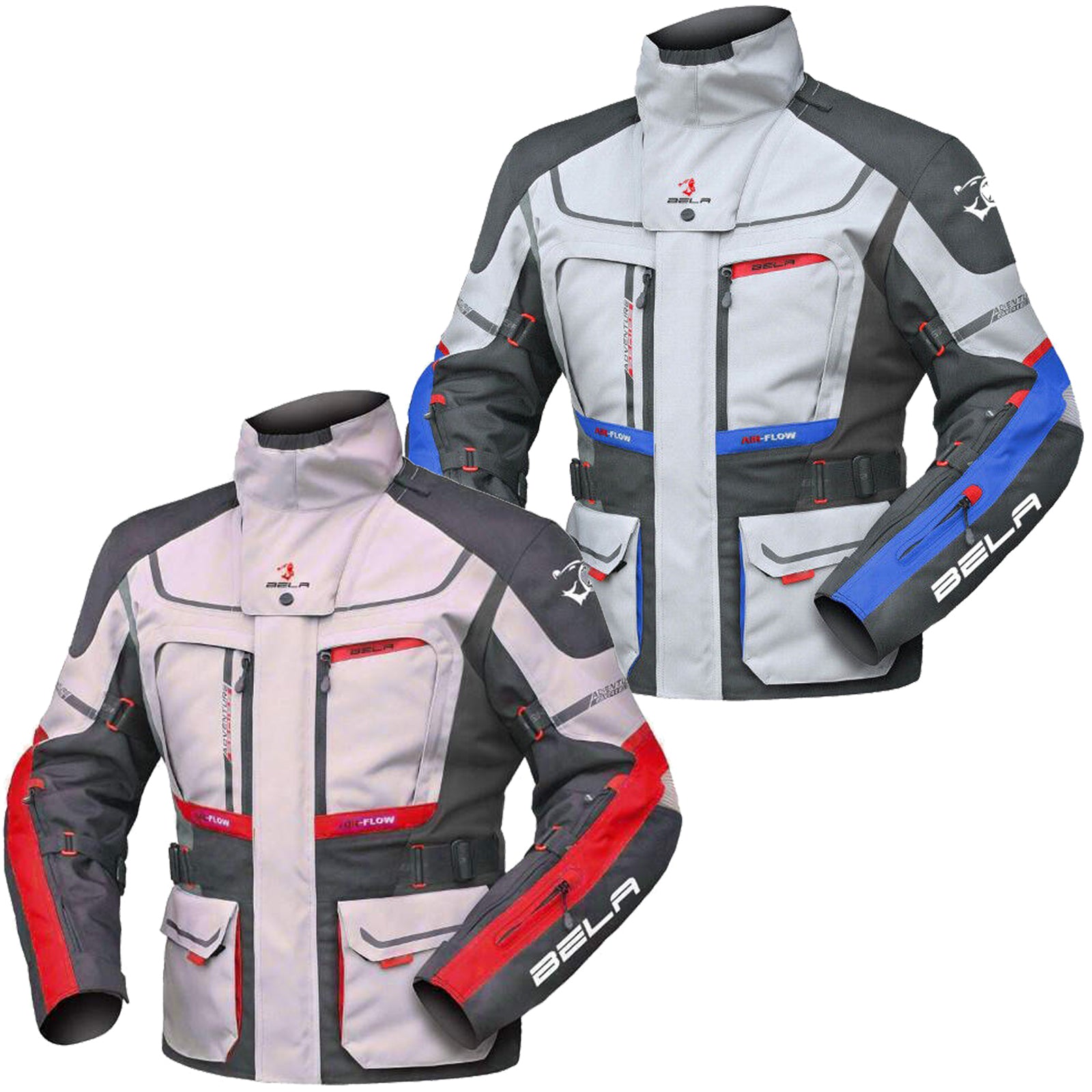 Bela Adventure Touring Motorcycle Jacket Ce Armour
