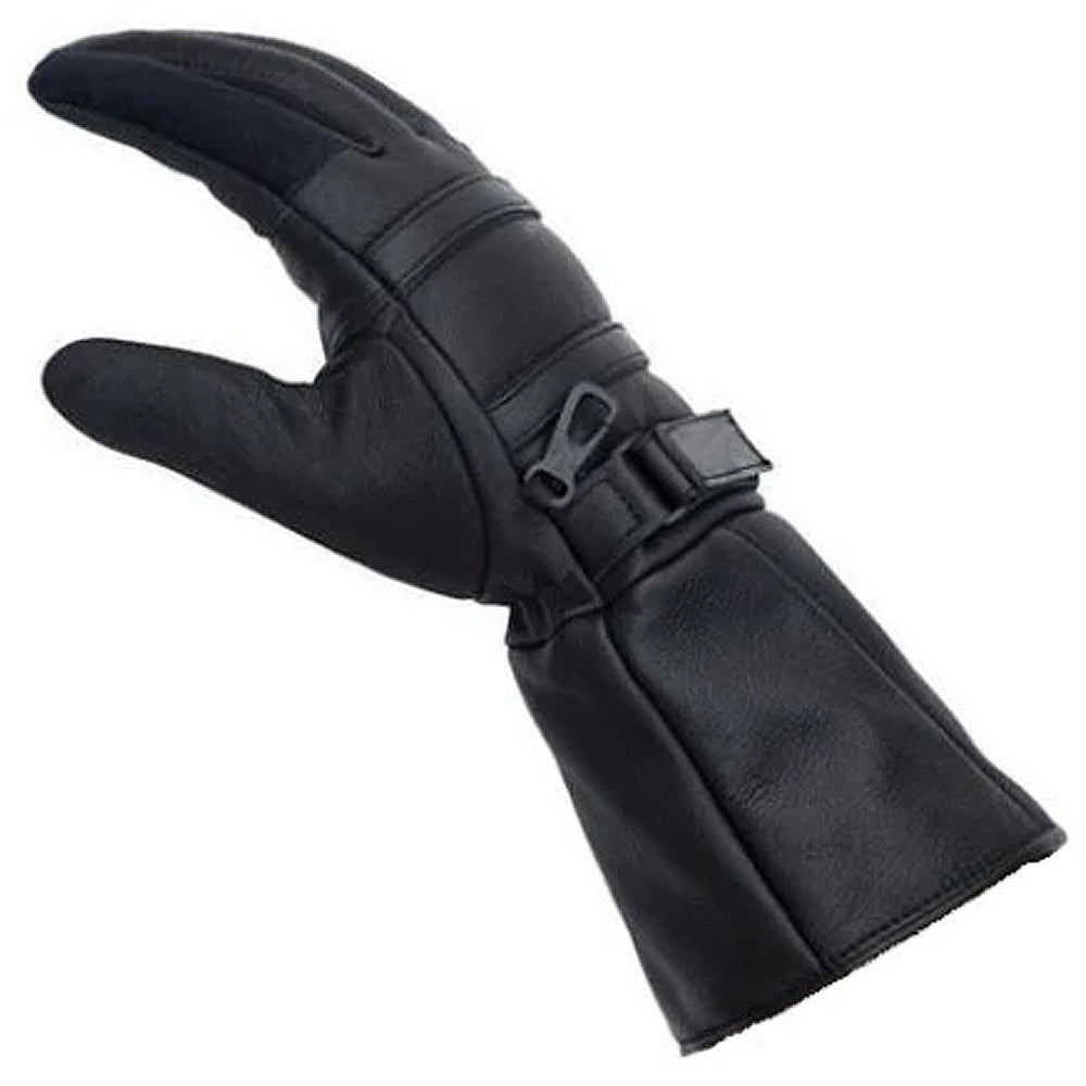 Bikers Gear Australia Leather Gauntlet Motorcycle Gloves