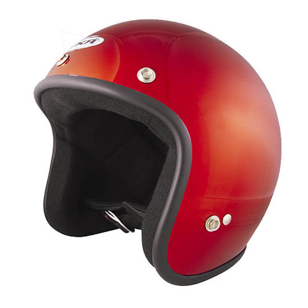 RXT Motorcycle Road Helmet Challenger Open Face Candy Red