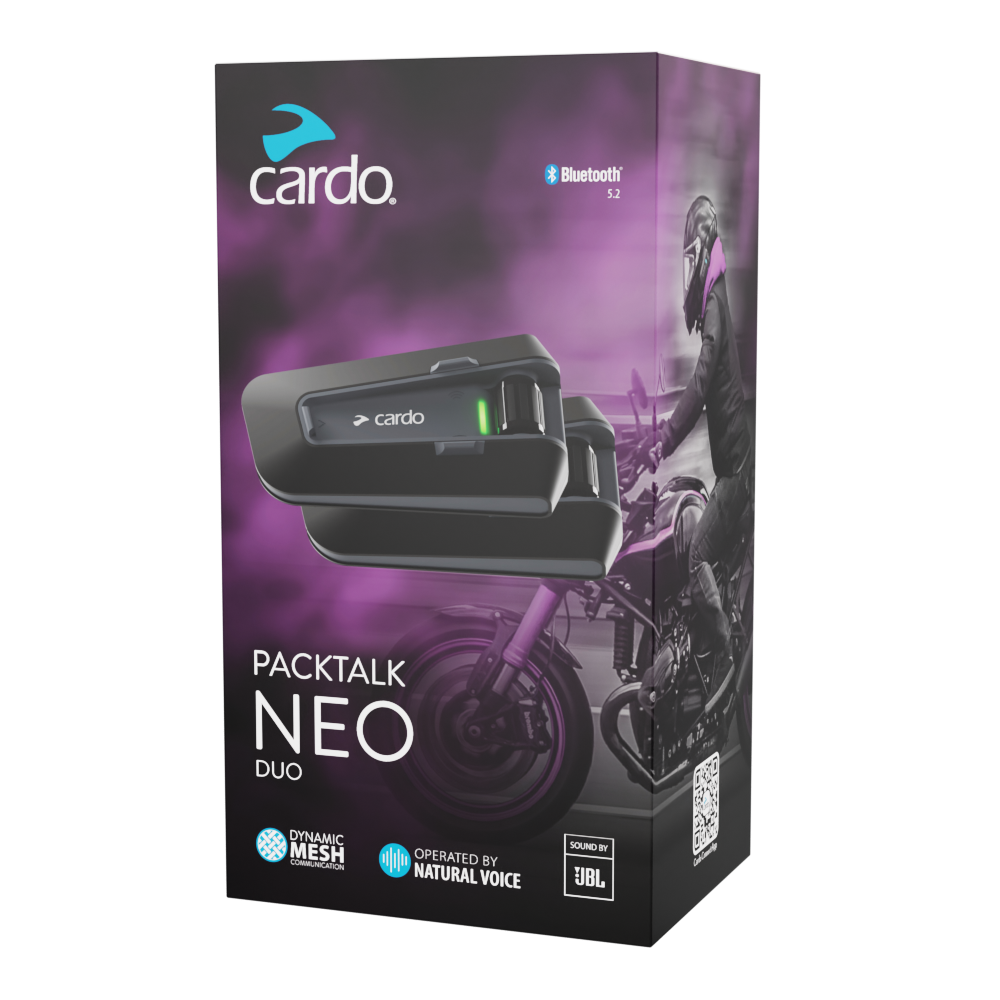 Cardo Scala Rider Packtalk Neo Duo Headsets